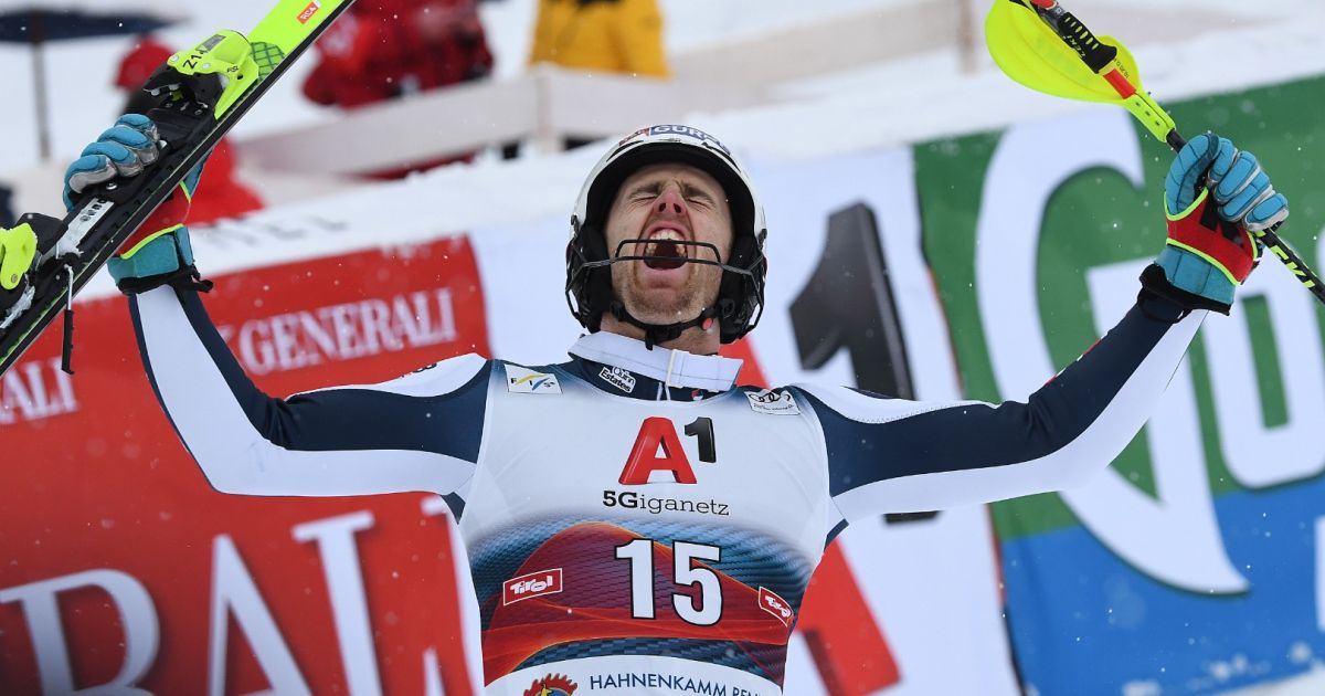 Kitzbühel celebrates Dave Ryding: "Let's Celebrate the British Slalom ...