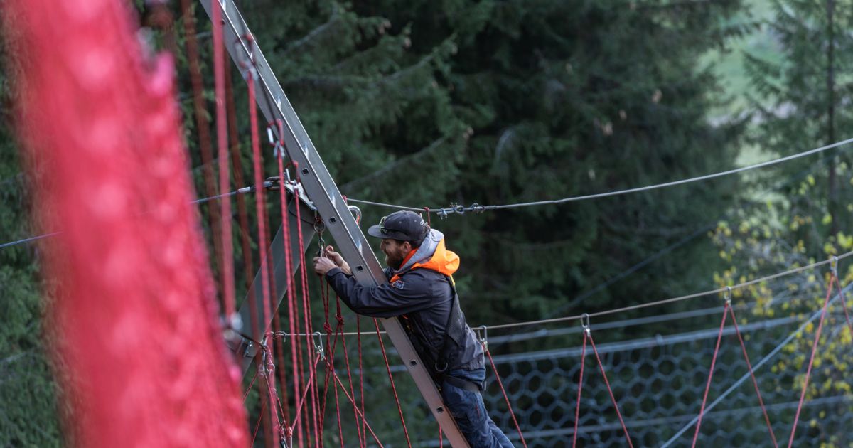 Full steam ahead on the steep slopes