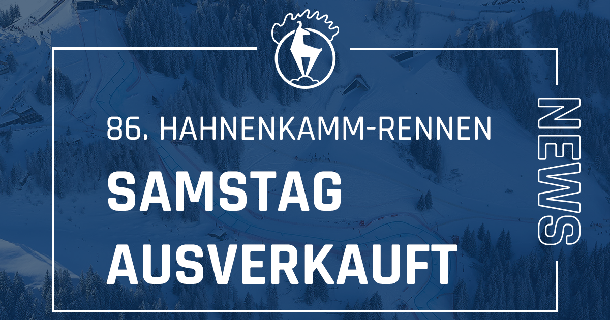 Samstag ausverkauft – genügend Tickets für Freitag und Sonntag